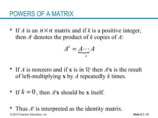 Lecture 4 chapter 1 review section 2-1 | PPT
