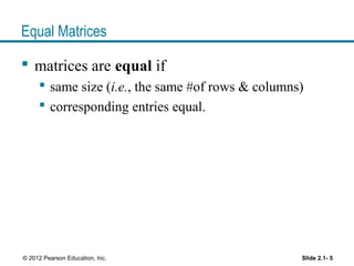 Lecture 4 chapter 1 review section 2-1 | PPT