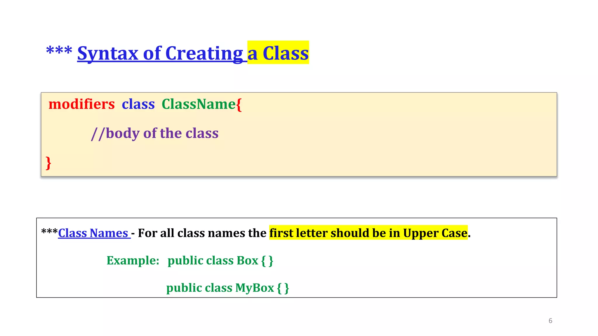 Lecture_4-Class and Object.pptx | Programming Languages | Computing