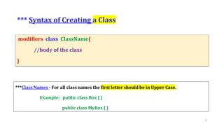 Lecture_4-Class and Object.pptx | Programming Languages | Computing
