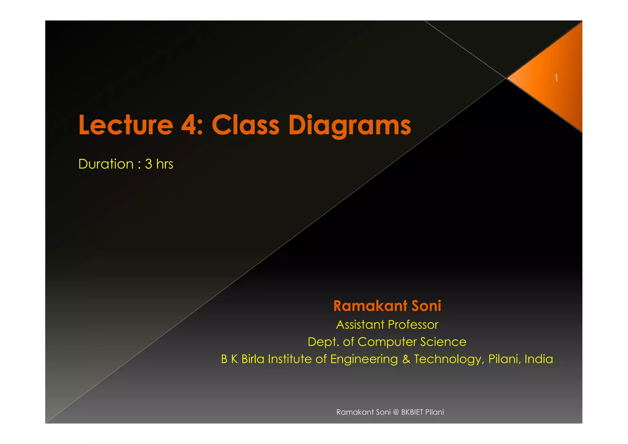 Class diagram- UML diagram | PPT