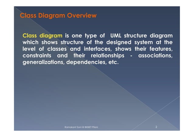 Class diagram- UML diagram | PPT