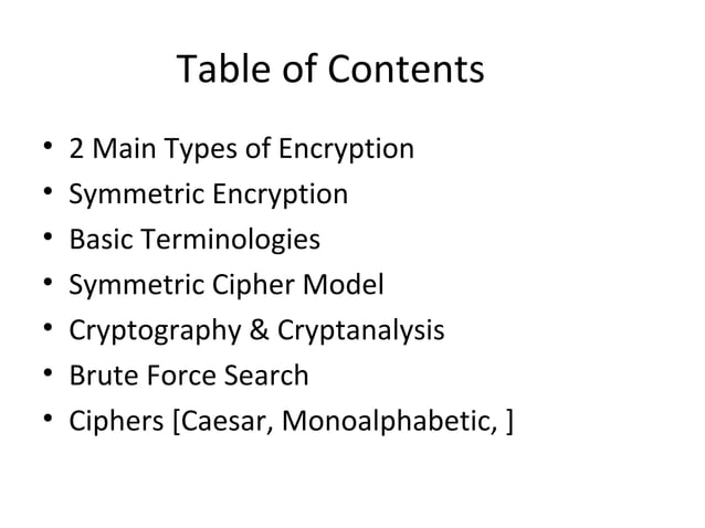 Classical Encryption Techniques | PPT | Information and Network Security | Computing