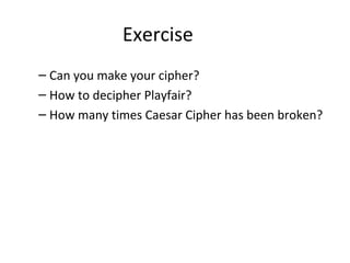 Classical Encryption Techniques | PPT | Information and Network ...