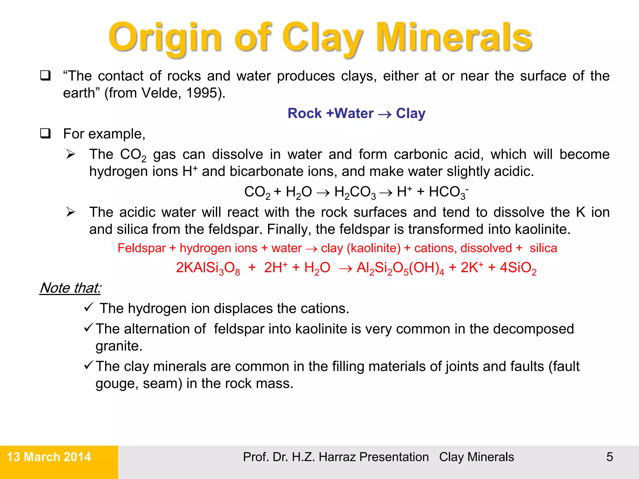 Clay Mineralogy | PDF