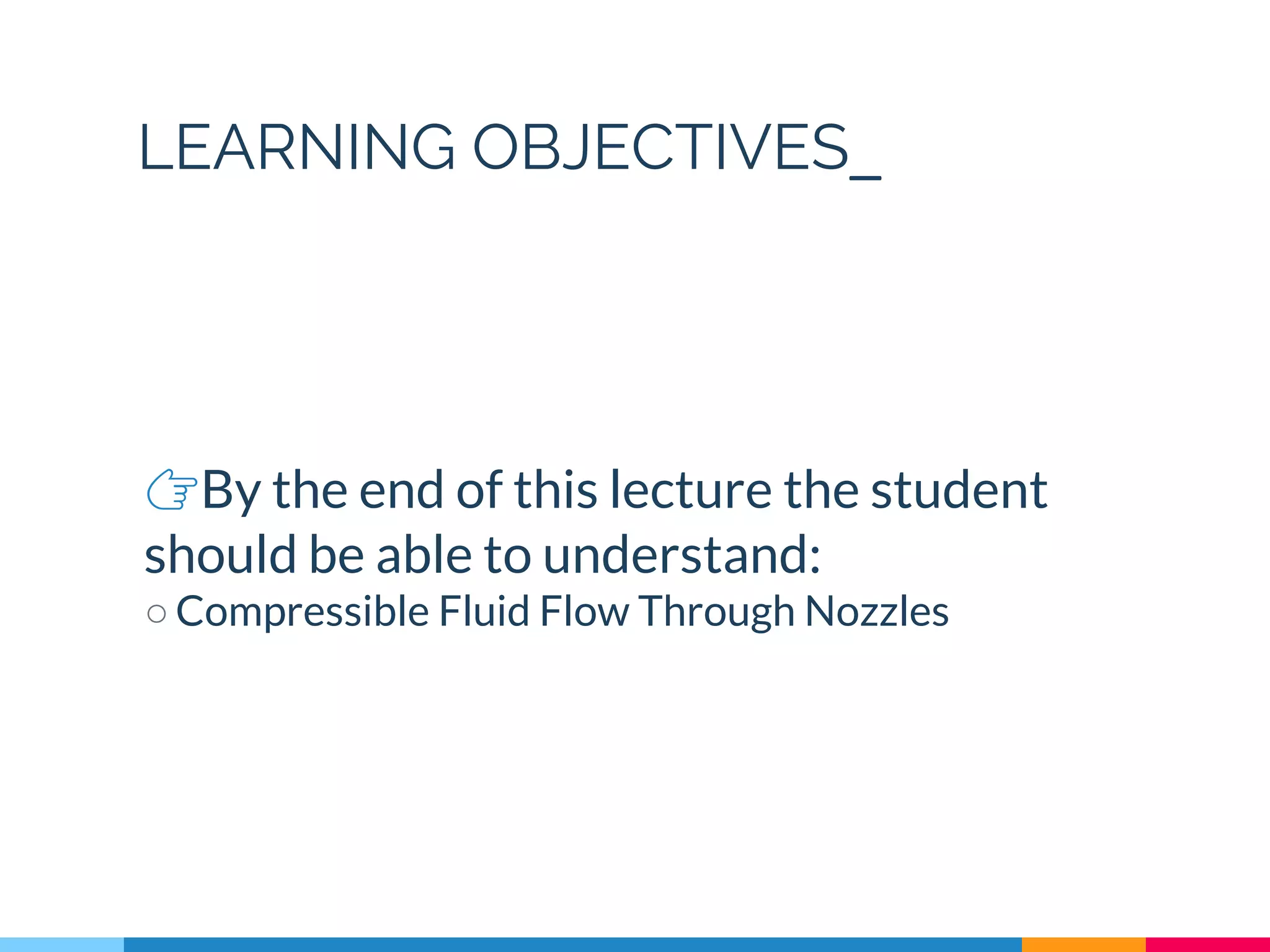 Compressible flow | PPTX