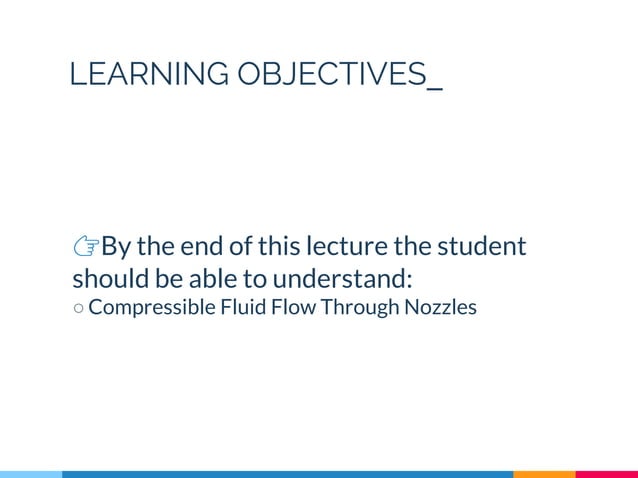 Compressible flow | PPTX