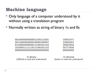Lecture 4- Computer Software and Languages | PPT