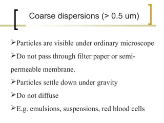 Disperse system--------(Pharmaceutics) | PPT