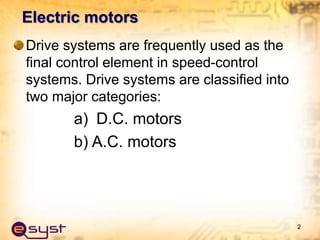 Lecture 4-ELECTRIC MOTORS-ACTUATION SYSTEMS2.ppt | Radio Control ...