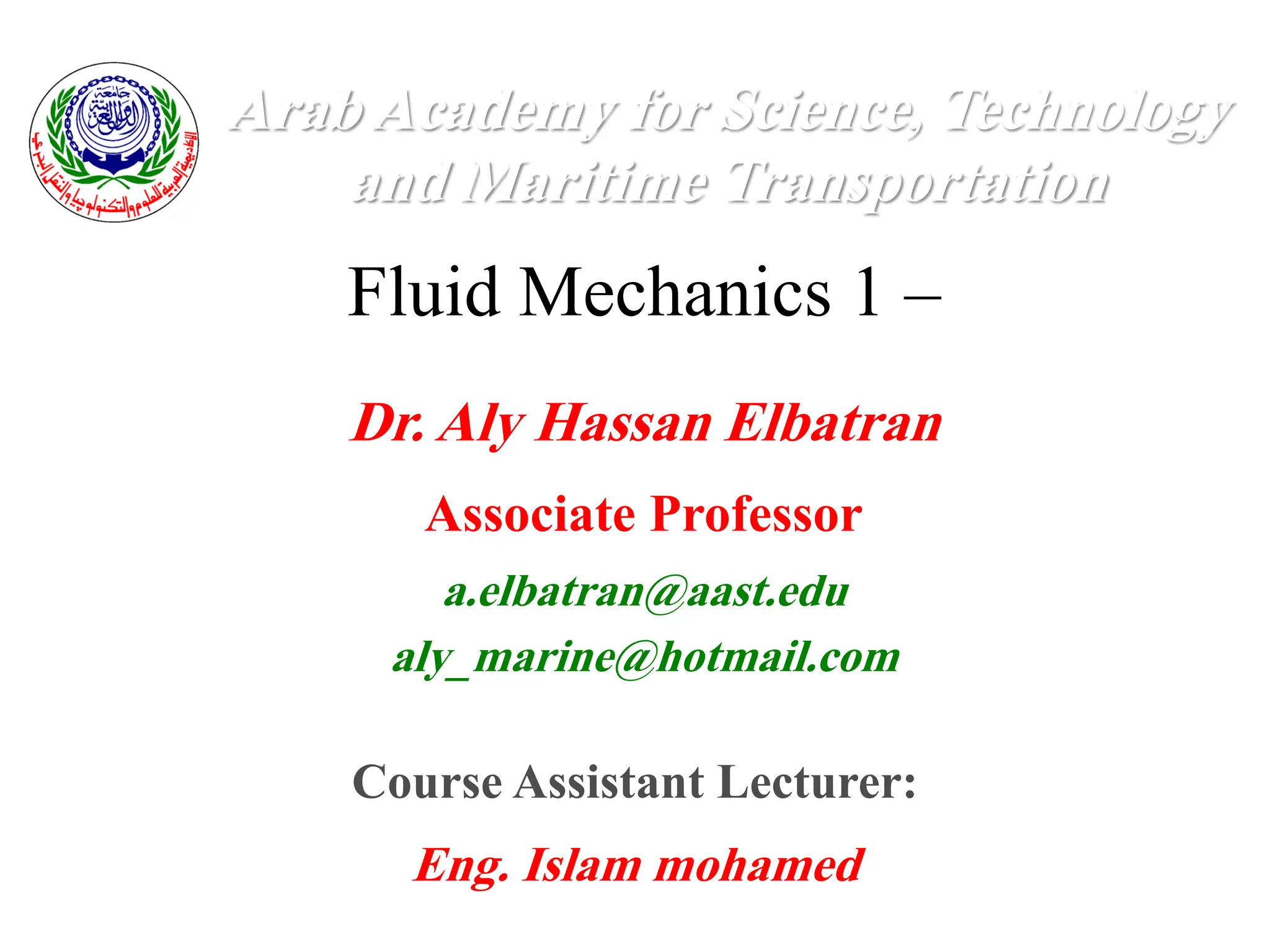 Lecture 4 - Fluid 1 - Hydrostatic Forces on Submerged Plane Surfaces.pdf