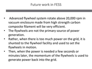 lecture 4 - Flywheels.pdf(energy storage systems) | PDF