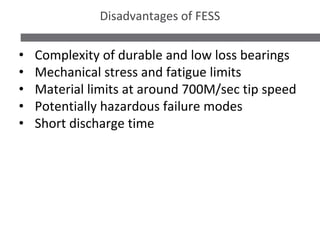 lecture 4 - Flywheels.pdf(energy storage systems) | PDF