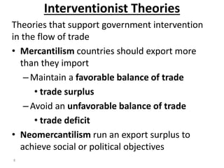 Lecture 5 Evolution of Global Economies Heckscher Ohlin & Others | PPTX