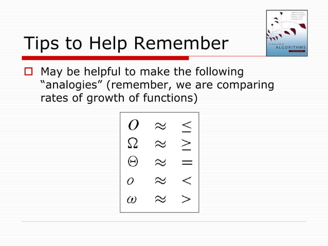 Lecture 4 - Growth of Functions (1).ppt | Auto Type | Automotive
