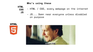 EdTechJoker Spring 2020 - Lecture 4 - HTML | PPT