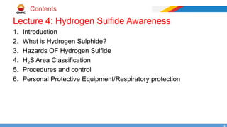 Lecture 4 - Hydrogen Sulfide Awareness.pptx
