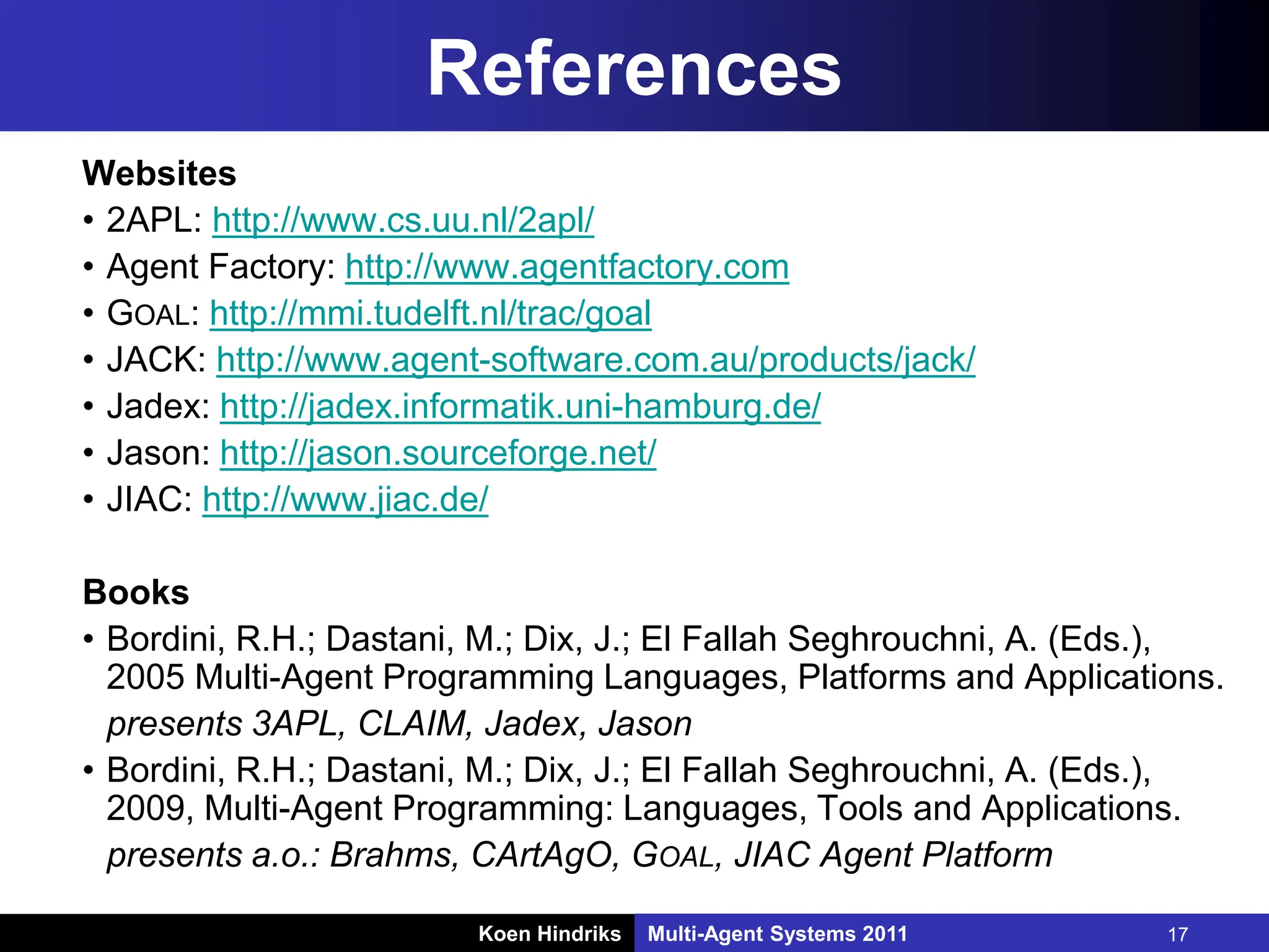 Lecture 4 - Introduction Agent Programming.pptx