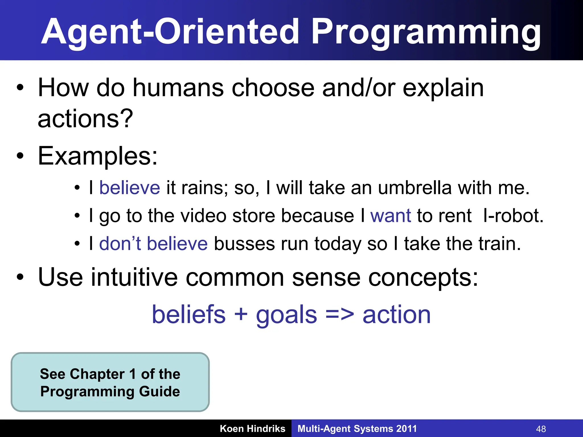 Lecture 4 - Introduction Agent Programming.pptx