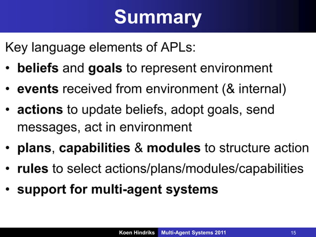 Lecture 4 - Introduction Agent Programming.pptx