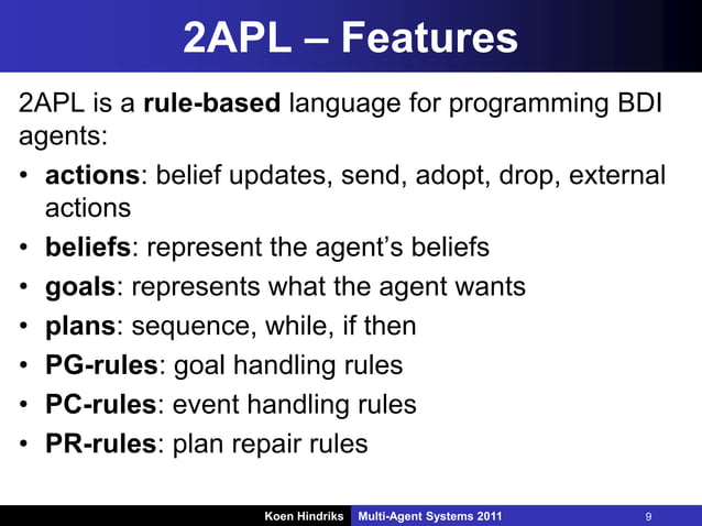 Lecture 4 - Introduction Agent Programming.pptx