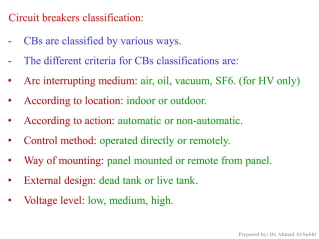 Lecture 4 - Introduction to Circuit Breakers.pdf | Home Appliances | Home & Garden