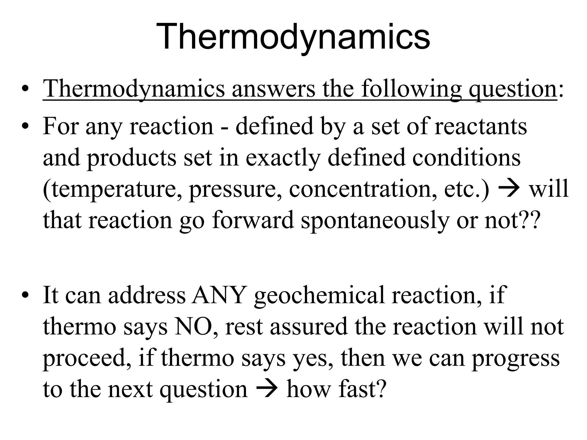 Lecture 4 introduction to thermodynamics | PPT | Chemistry | Science