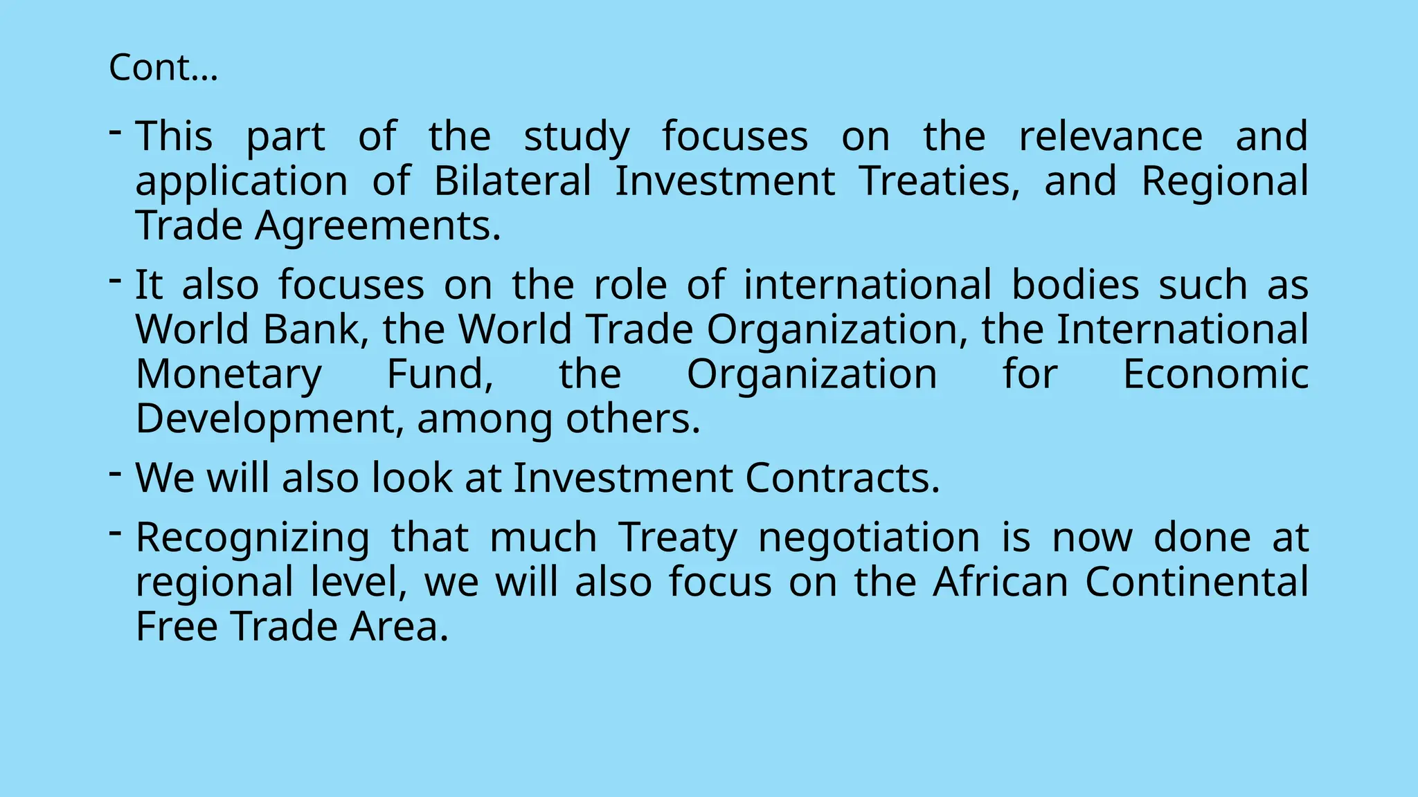 LECTURE 4 - INVESTMENT AGREEMENTS, TREATIES & BODIES.pptx