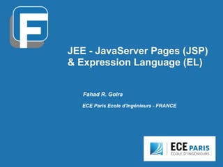 Lecture 4: JavaServer Pages (JSP) & Expression Language (EL) | PPT