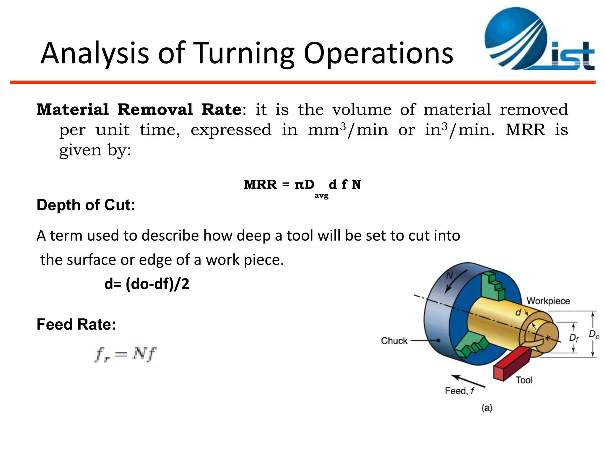 Lecture 4 - Manufacturing Processes -Material Removal Processes and ...