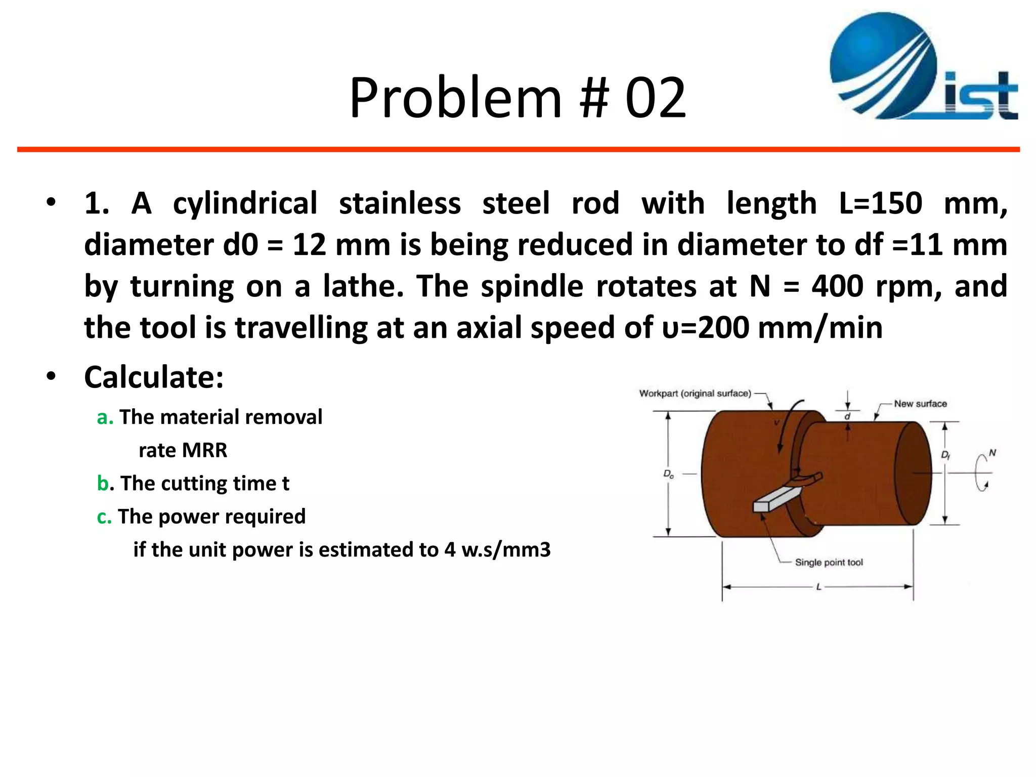 Lecture 4 - Manufacturing Processes -Material Removal Processes and ...