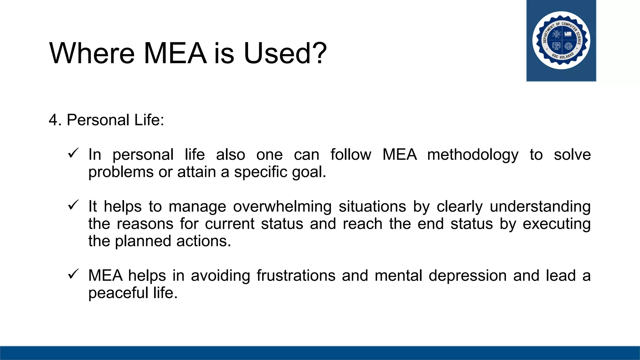 Lecture 4 means end analysis | PDF