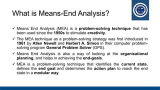 Lecture 4 means end analysis | PDF