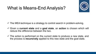 Lecture 4 means end analysis | PDF