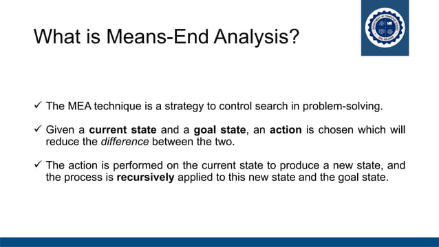 Lecture 4 means end analysis | PDF