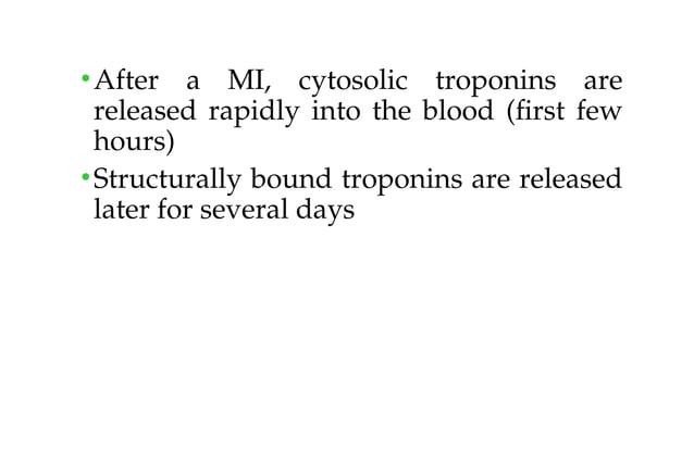 Enzymes action during Myocardial disease MI Markers.ppt