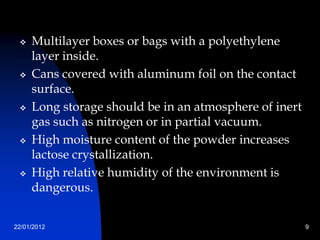 Lecture 4 nfdm & whole milk powder (1) | PPTX