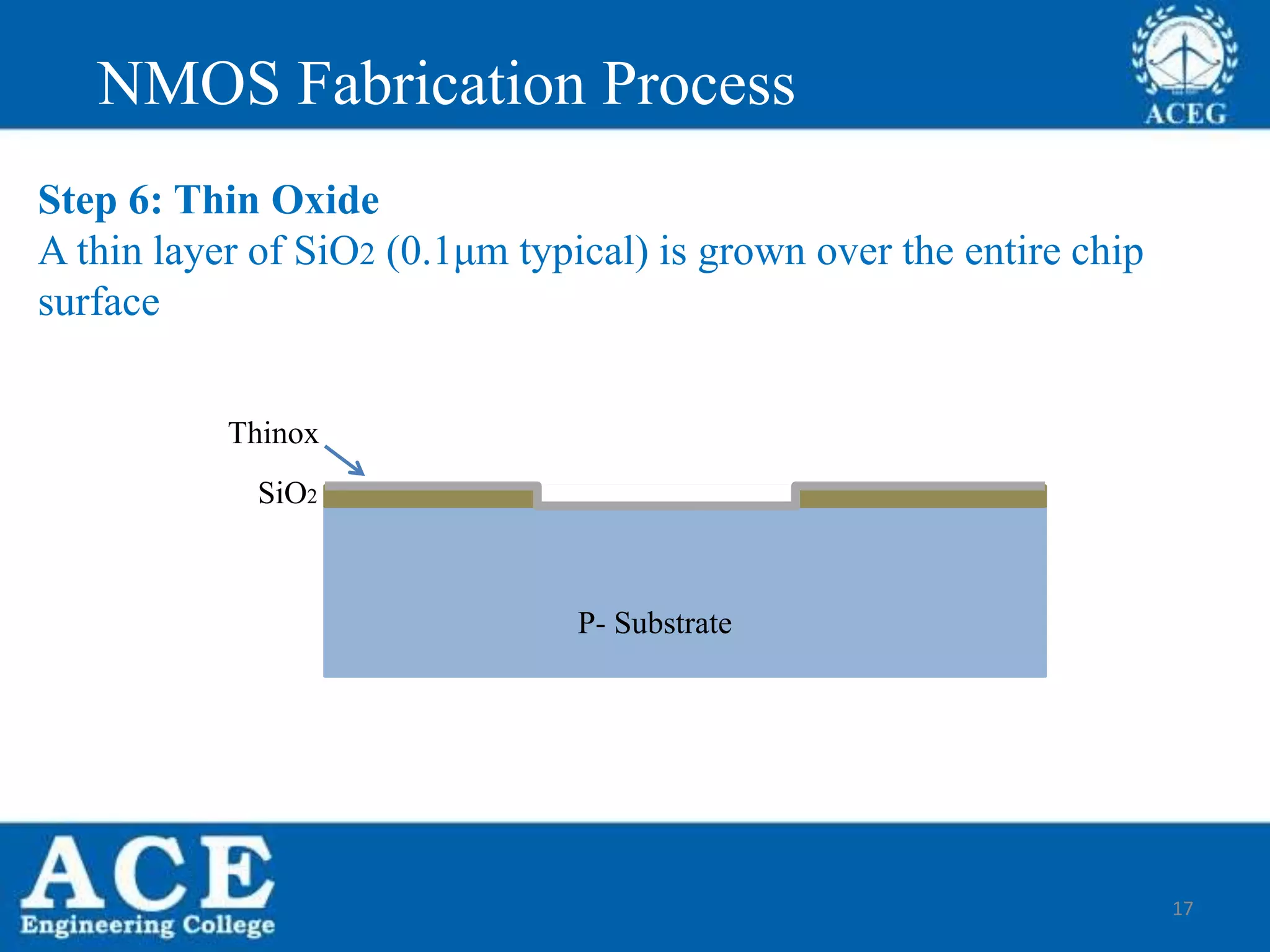 Lecture4 nmos process | PPTX