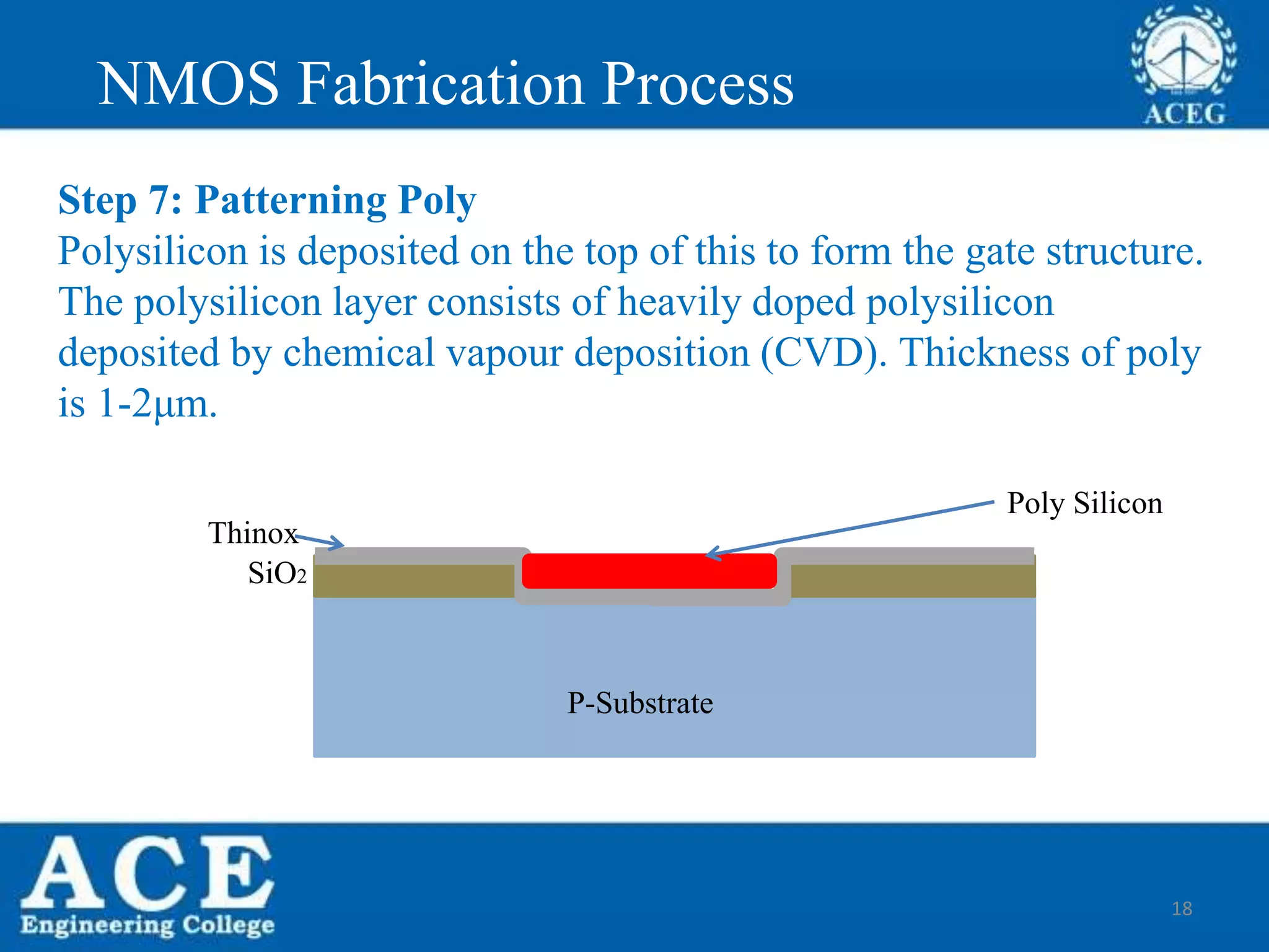 Lecture4 nmos process | PPTX