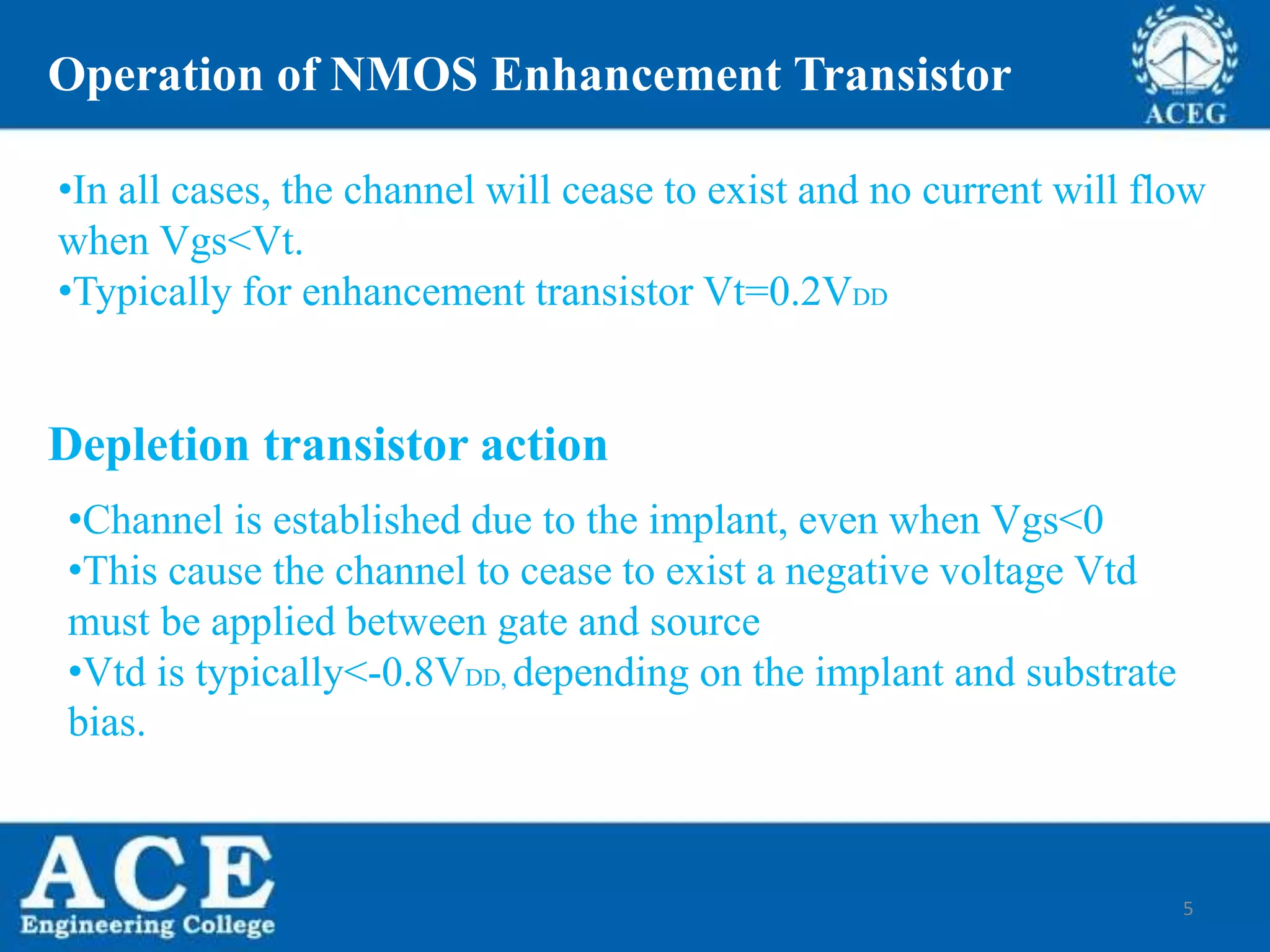Lecture4 nmos process | PPTX