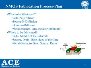 Lecture4 nmos process | PPTX