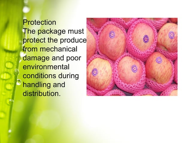 Lecture 4: Packaging Operations on Fruits and Vegetables | PPT ...