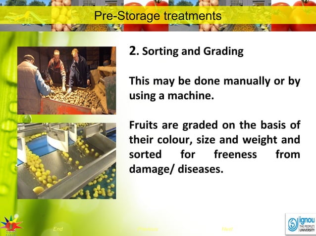 Lecture 4: Packaging Operations on Fruits and Vegetables | PPT ...
