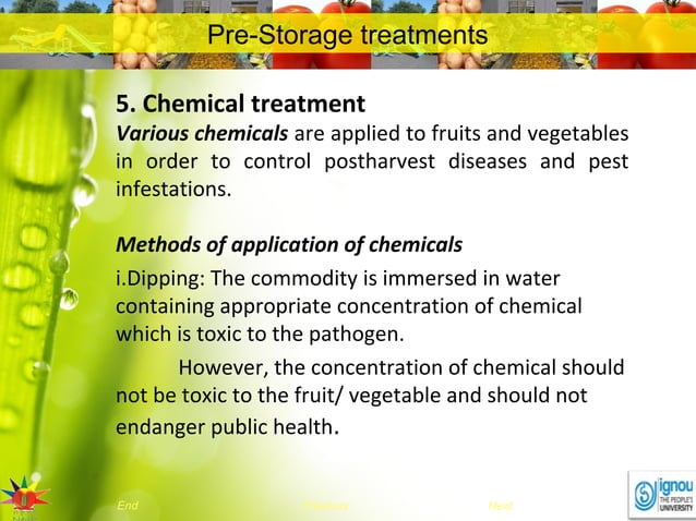 Lecture 4: Packaging Operations on Fruits and Vegetables | PPT ...