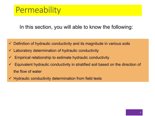 Lecture 4 permeability | PPT
