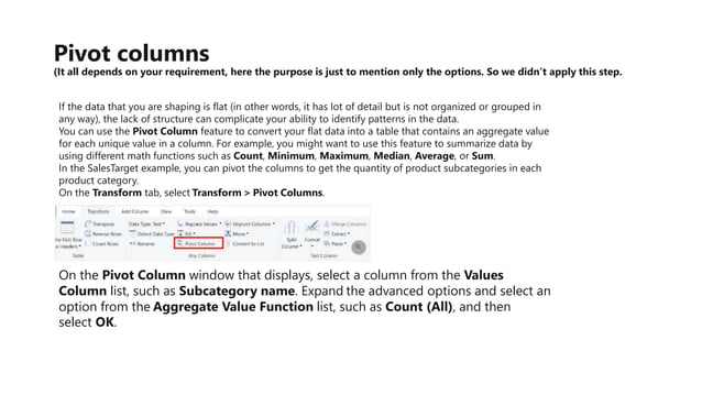 Lecture 4 Prepare Data Clean Transform And Load Data In Power Bipptx Databases Computer