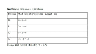 Lecture 4 process cpu scheduling | PPTX