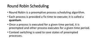 Lecture 4 process cpu scheduling | PPTX
