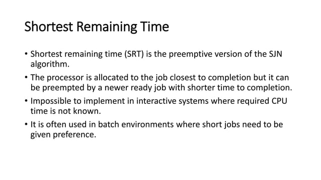 Lecture 4 process cpu scheduling | PPT Lecture 4 process cpu scheduling | PPT
