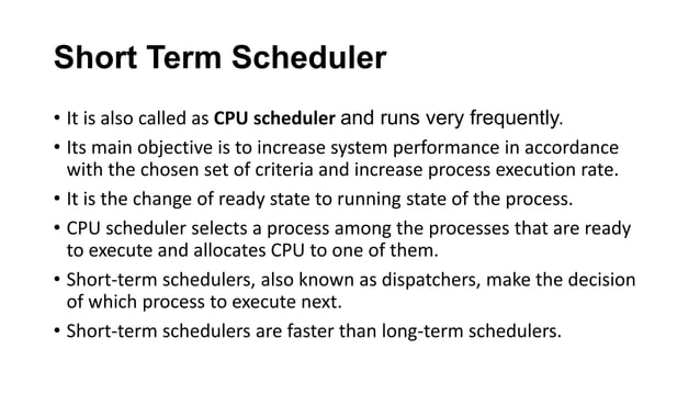 Lecture 4 process cpu scheduling | PPTX